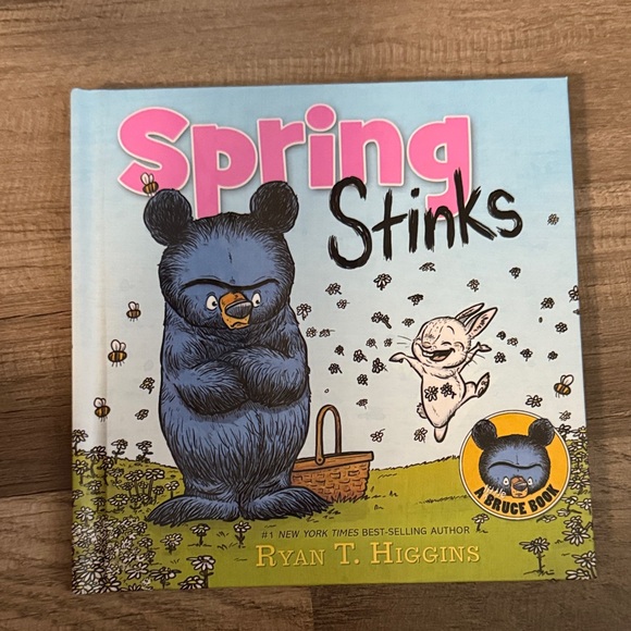 Disney | Toys | Disney Bruce The Bear Spring Stinks Childrens Book ...